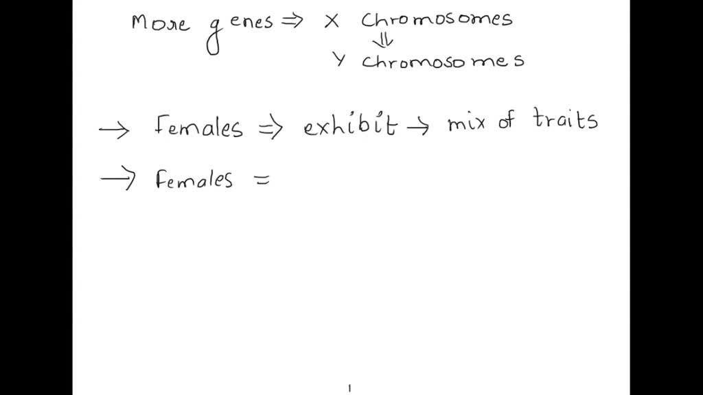 SOLVED: A person with the genotype XO has a near-normal female ...