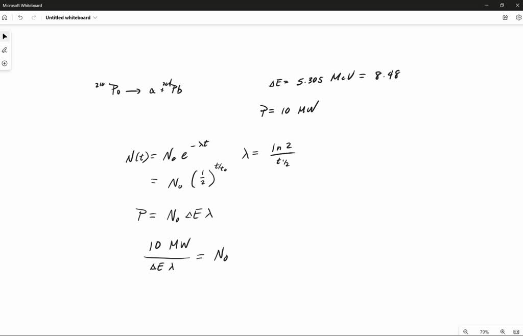 SOLVED: Polonium-210 decays to the ground state of Pb-206 by the ...