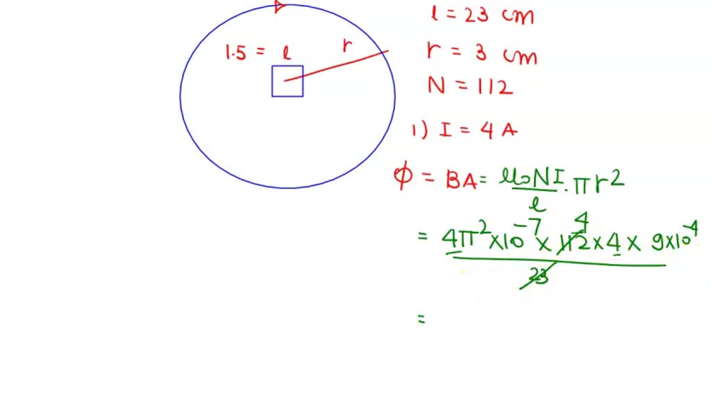 SOLVED: The figure below shows an end view of a single-turn square loop ...