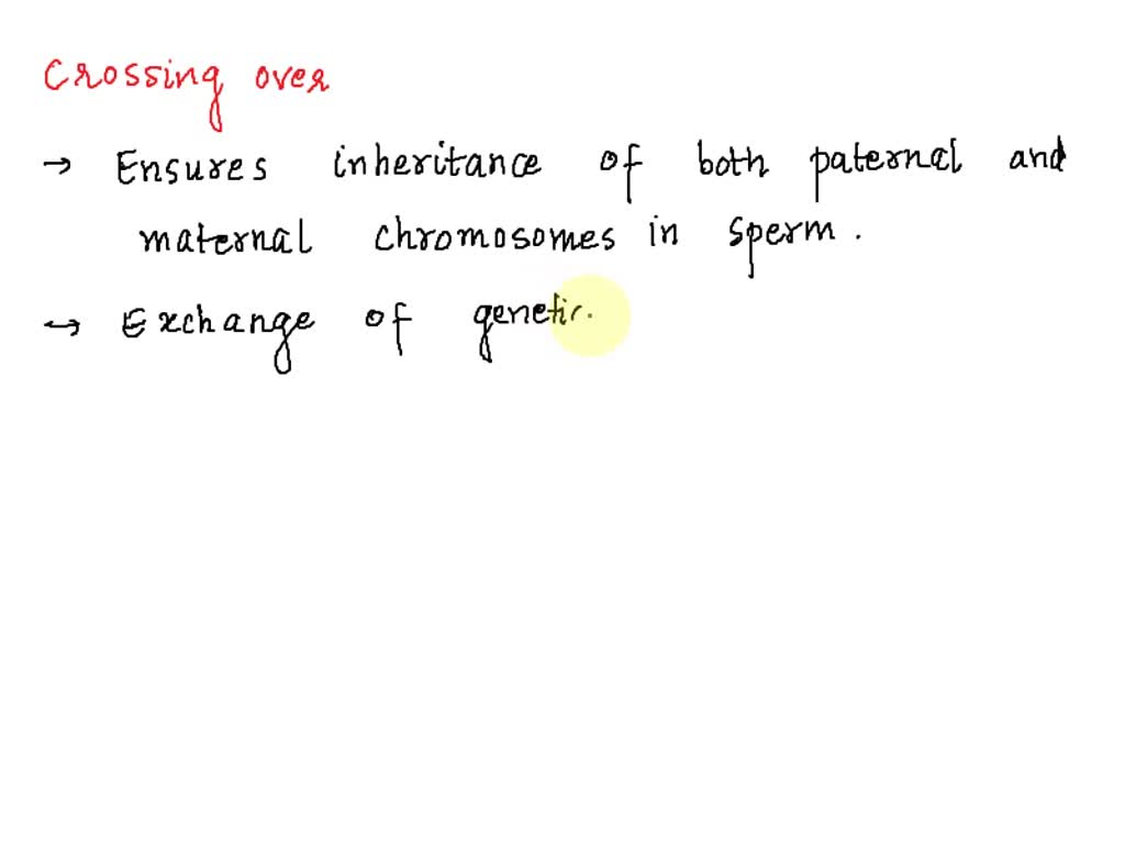 SOLVED: (a) Describe the process in meiosis that ensures that both ...