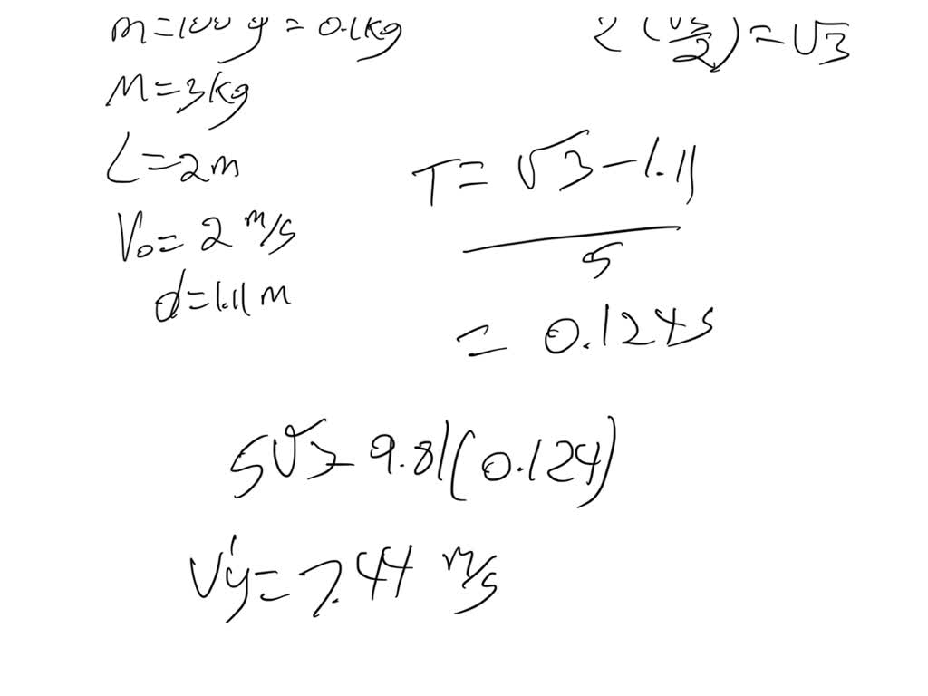 SOLVED: A particle m with a mass of 100 g is in rest on a horizontal surface and is connected to ...