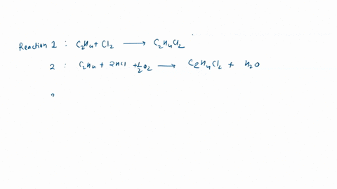 Problem #3 (35%) Vinyl chloride is synthesized through the...
