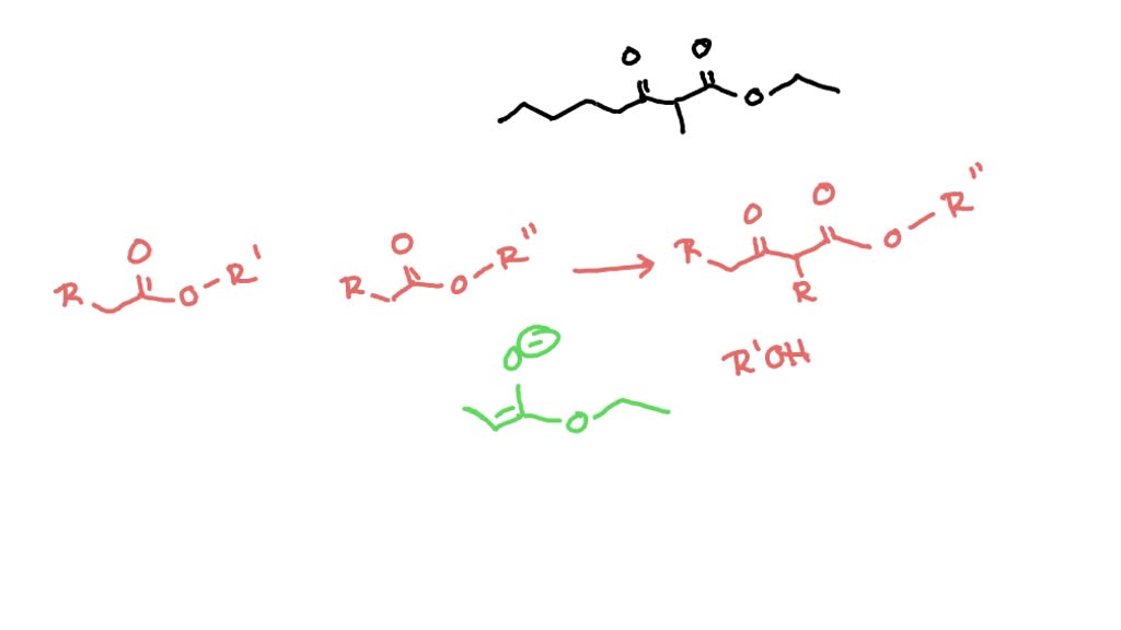 SOLVED: Draw the enolate anion and ester that would be needed to make ...