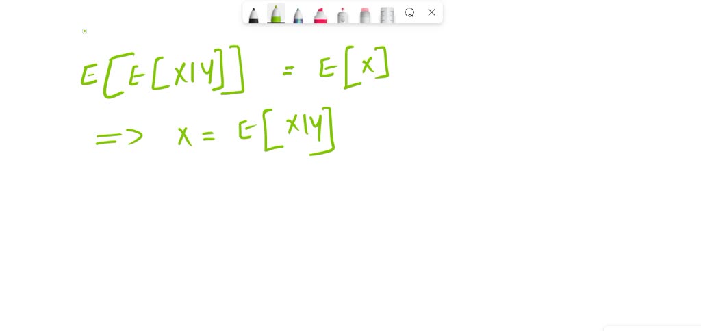 Solved The Law Of Iterated Expectations Tells Us That E[e[x Y]] E