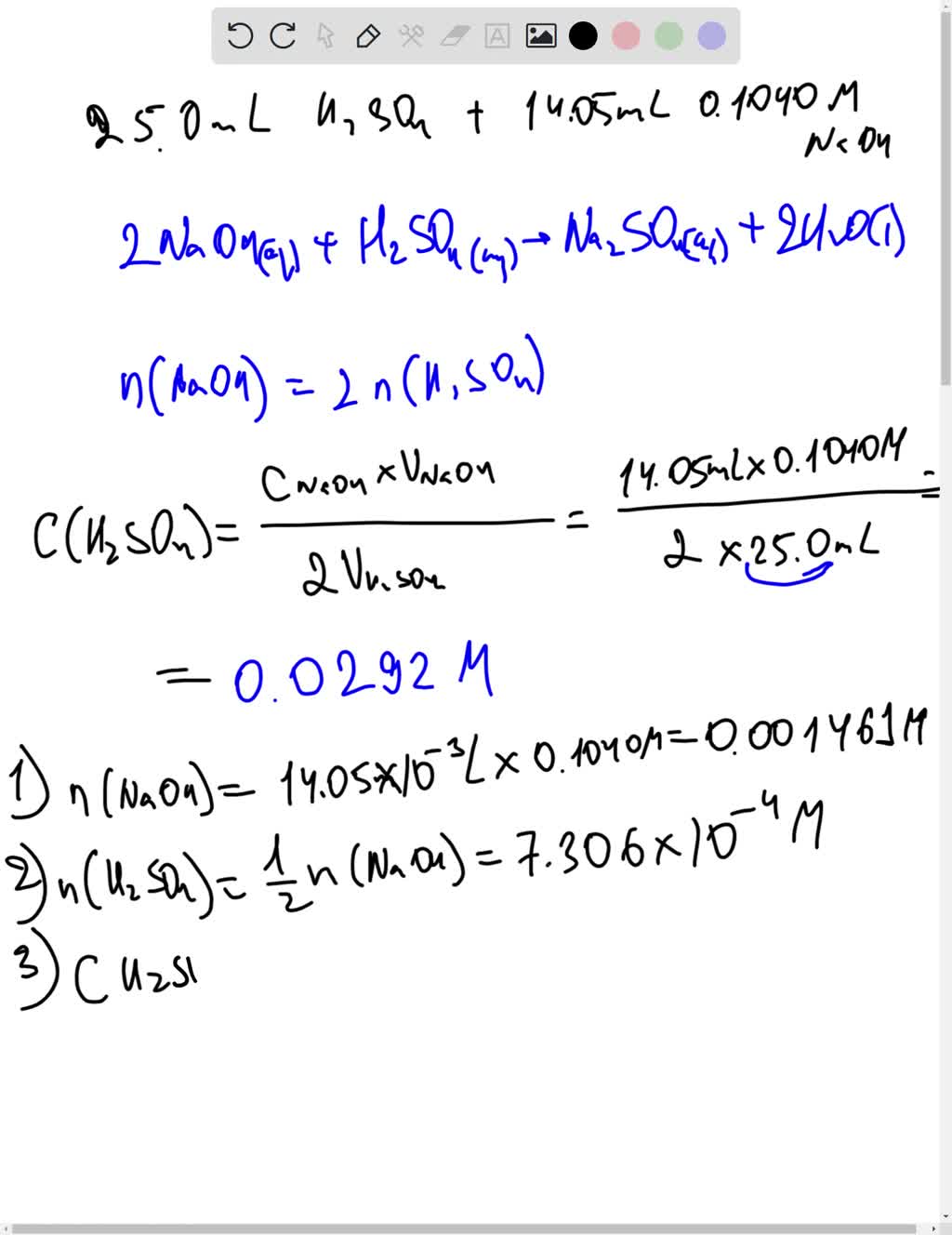 Titration Concentration Sulfuric Acid at Lilly Hoover blog