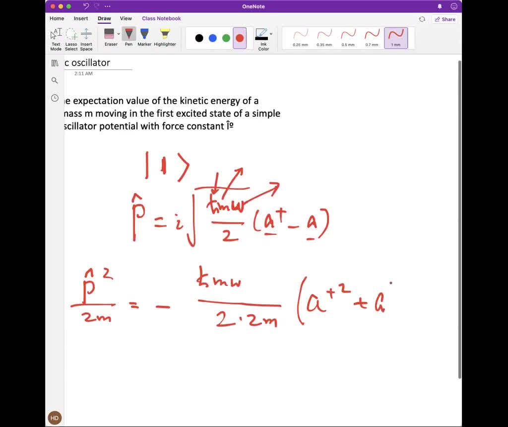 Solved Calculate The Expectation Value Of Momentum For The Second
