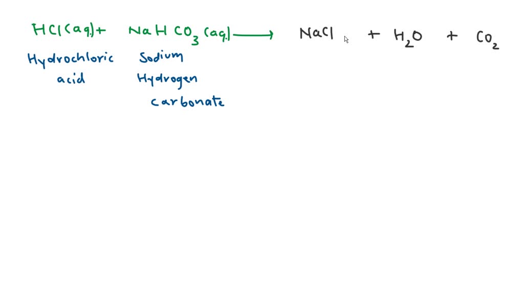 SOLVED: 5. Sodium carbonate (Na2CO3) and hydrochloric acid (HCI ...