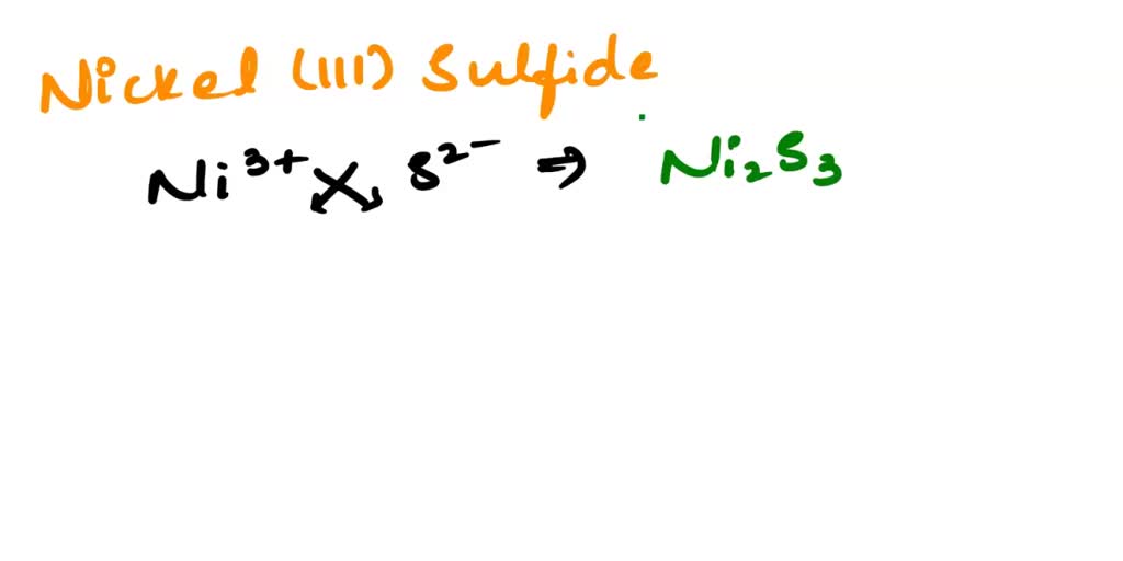 SOLVED: Write the formulas for the following ionic compounds in which ...
