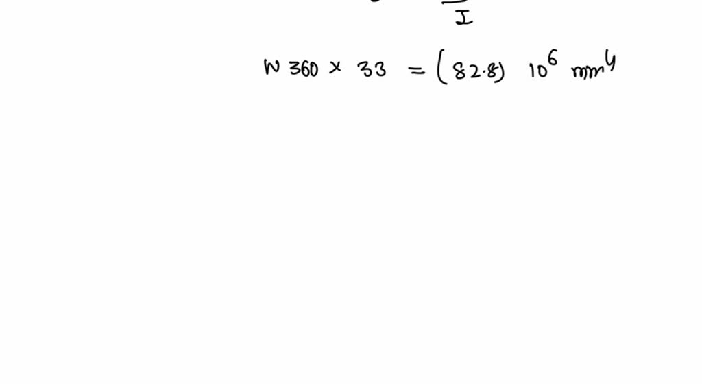SOLVED: Question 2 - The W360x33 structural A-36 steel column is fixed ...