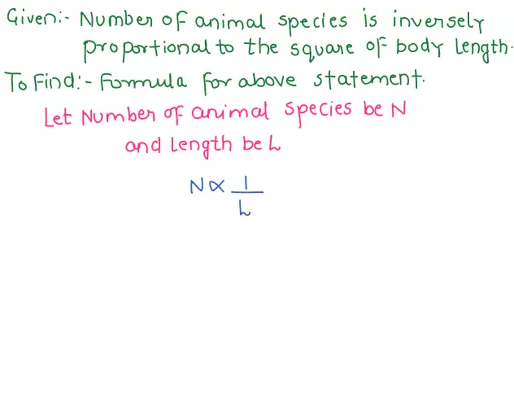 SOLVED: Biologists estimate that the number of animal species of a ...