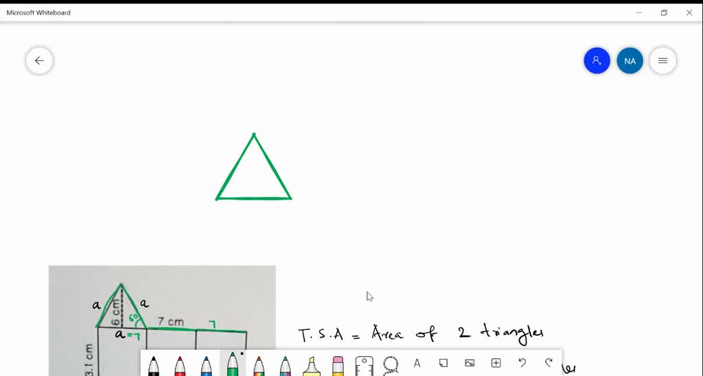 SOLVED: The net of a triangular prism whose bases are equilateral triangles is shown below: What ...