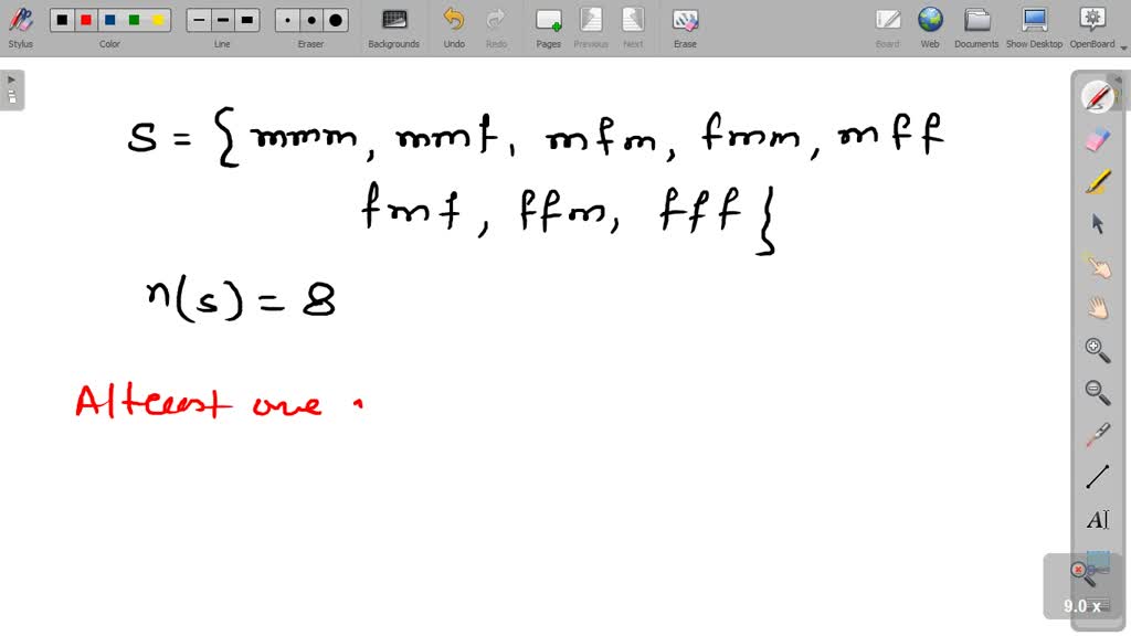 SOLVED: You select a family with three children. If M represents a male ...