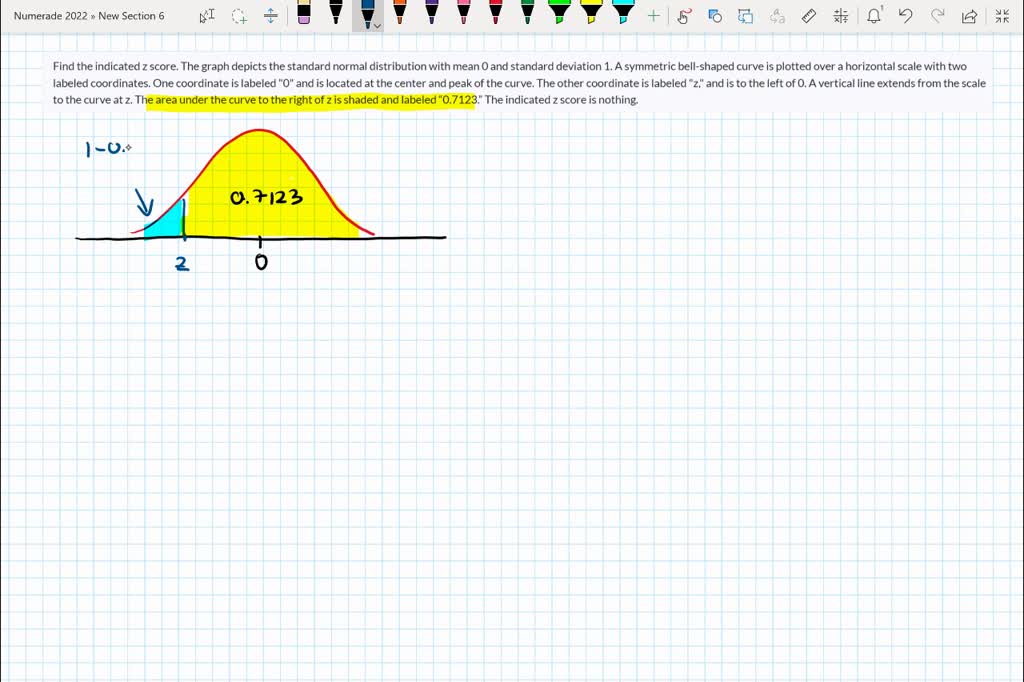 SOLVED: Texts: A symmetric bell-shaped curve is plotted over a horizontal scale with two labeled ...