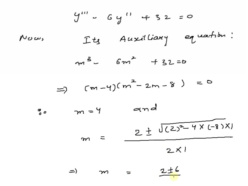 Solved Solve The Following Initial Value Problem 6y Y 0 6 The