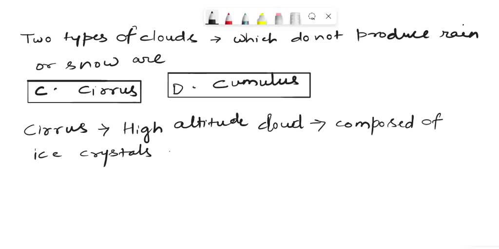 Identifying Cloud Types Which type of cloud is shown in the image? O ...