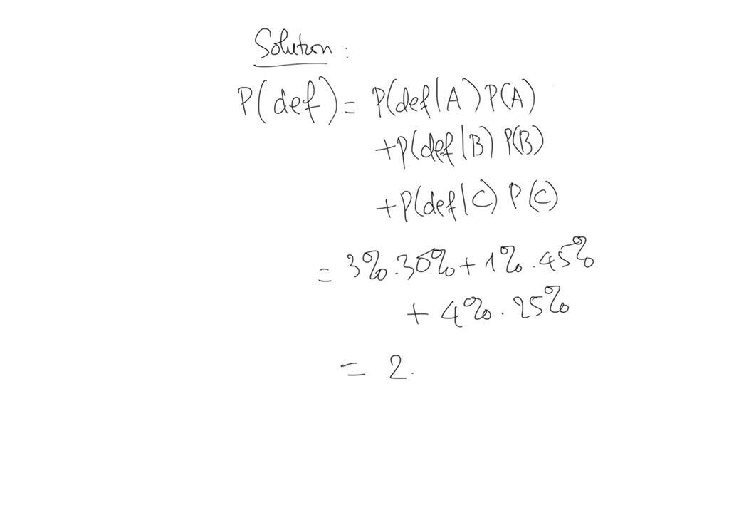 SOLVED: A computer maker receives parts from three suppliers, s1, s2, and s3.