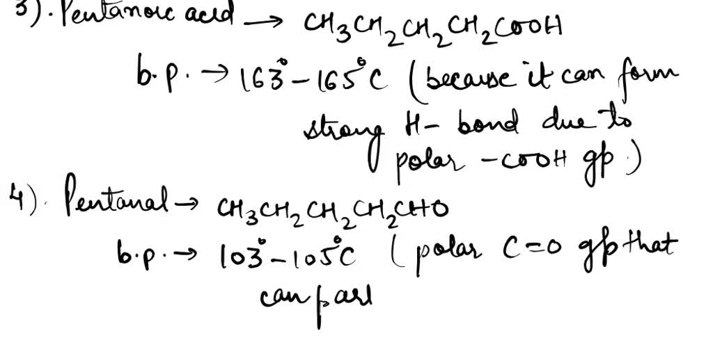 Put the following compounds in order from lowest (#1) to highest (#4 ...