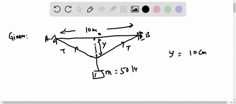 (II) Arlene is to walk across a "high wire" strung horizontally between ...