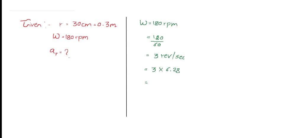 SOLVED: the wheel of the car makes 1800 rotations per minute. the ...