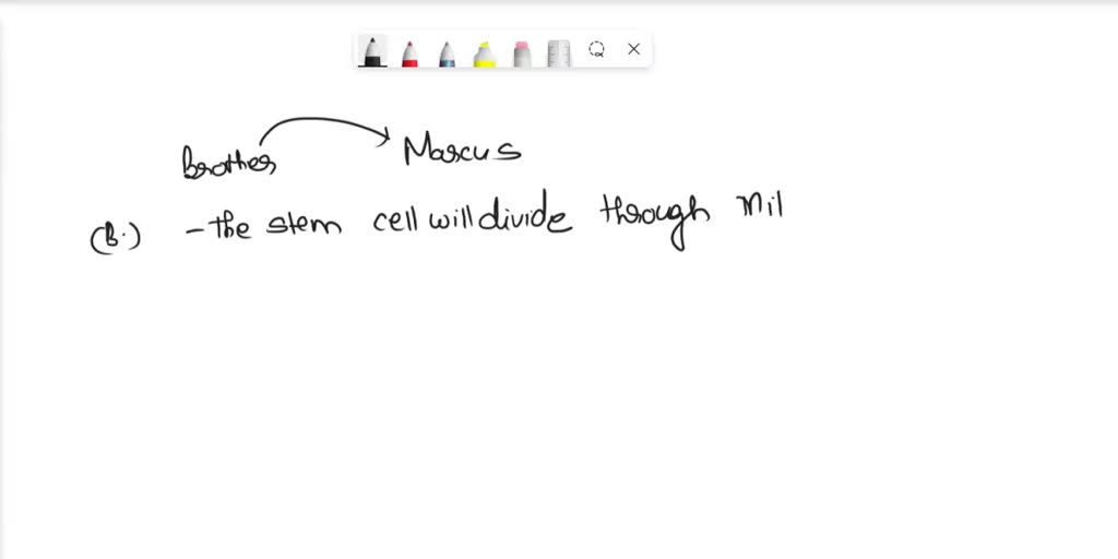 SOLVED: Marcus is admitted to the hospital for a bone marrow stem cell ...