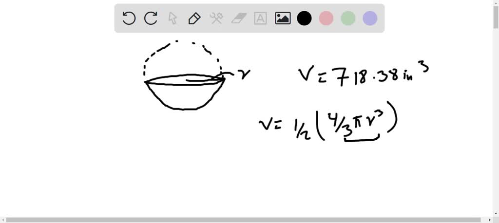 SOLVED: 7. A salad bowl is in the form of a spherical segment with two bases. The upper base is ...