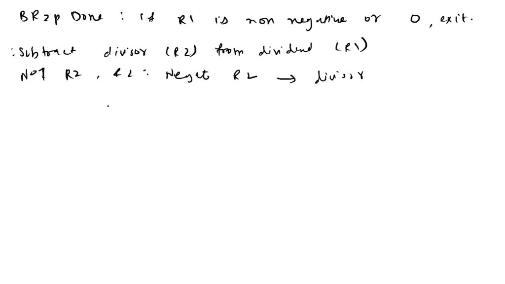 SOLVED: The LC-3 has no Divide instruction. A programmer needing to divide two numbers would ...