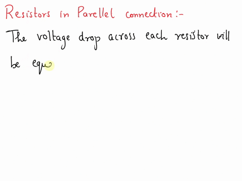 In a series circuit of three resistors how does the total...