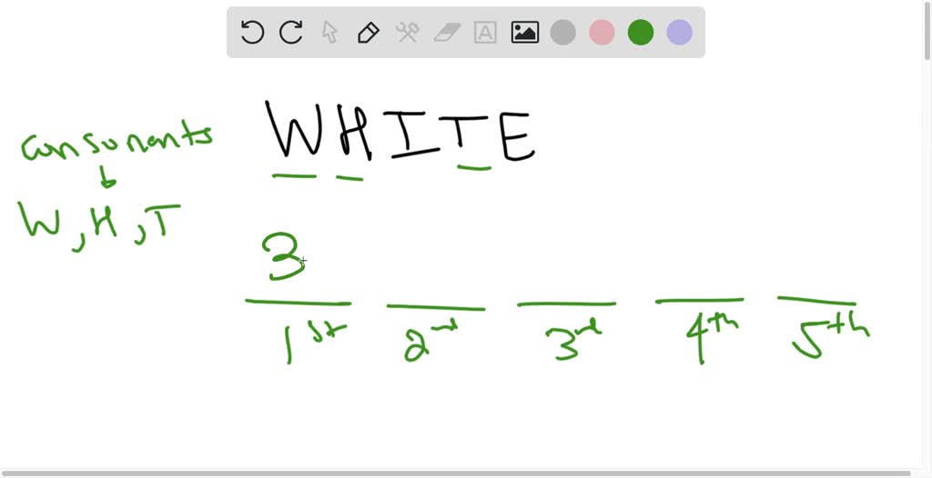 If the permutation of the word WHITE is selected at random, how many of ...