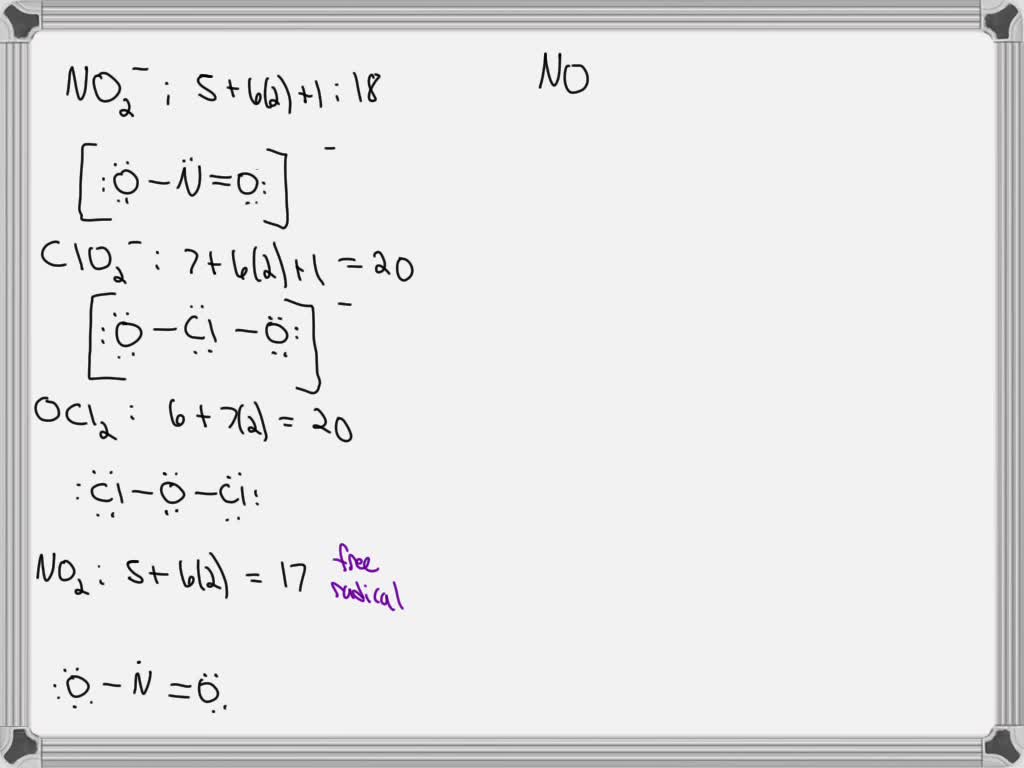 SOLVED: A) ... Free Radicals are molecules or ions that have an ...