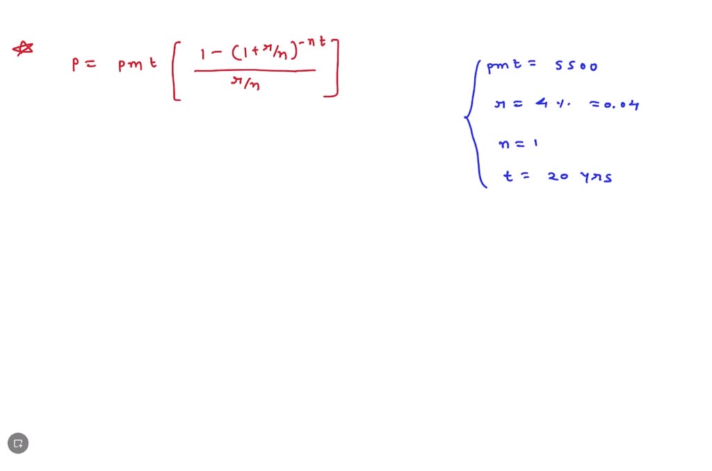 SOLVED: Find the lump sum deposited today that will yield the same ...