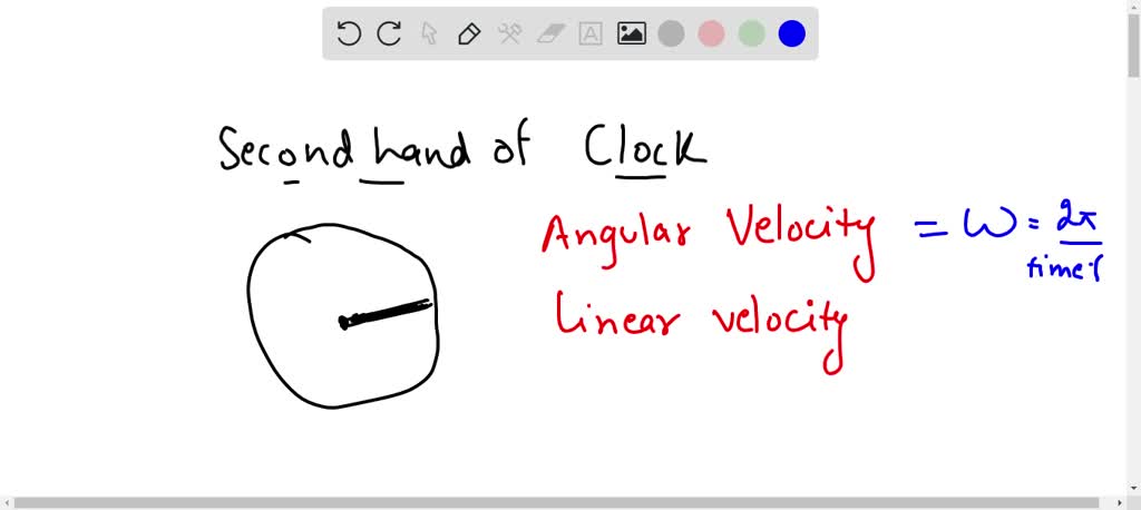 SOLVED: If the length of the second's hand in a stop clock is 3 cm the ...