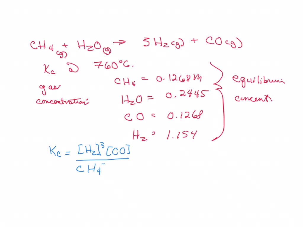 SOLVED: Hydrogen is prepared commercially by the reaction of methane ...