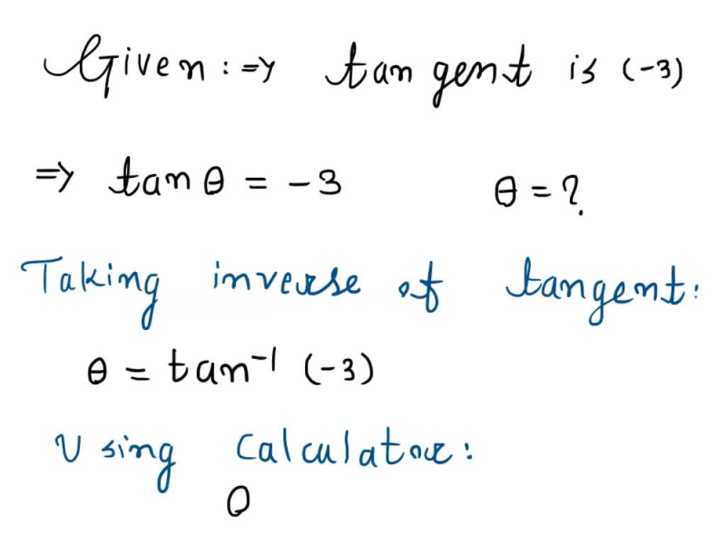SOLVED: Use a calculator and inverse functions to find the radian ...