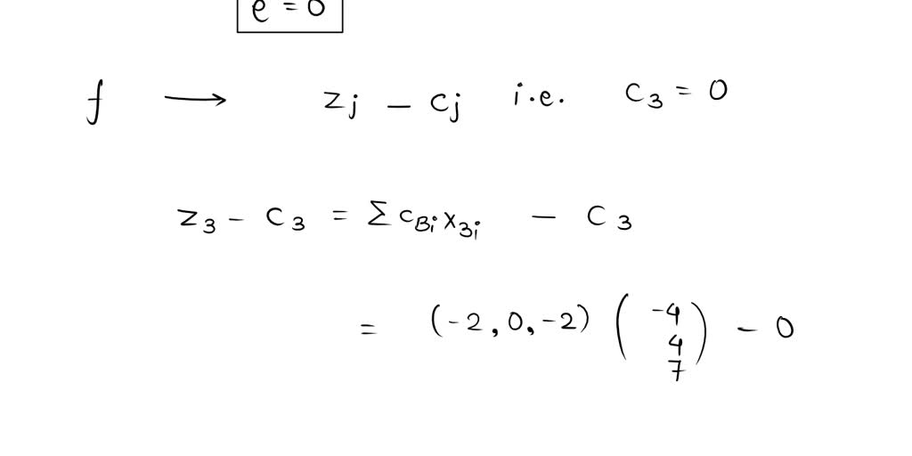 Solved The Following Is The Current Simplex Tableau Of A Linear Programming Problem The