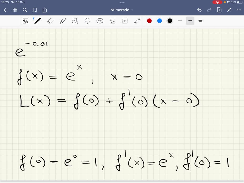 Solved Use A Linear Approximation Or Differentials To Estimate The