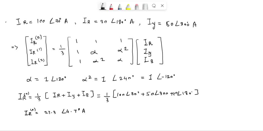SOLVED: A balanced star-connected load takes 150A from a balanced 4 ...