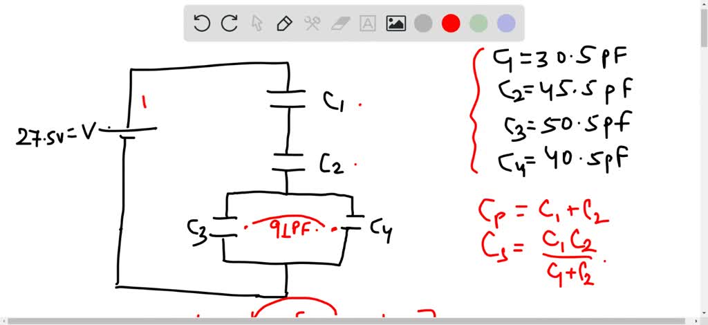 SOLVED: Four capacitors are arranged in the circuit shown in the figure ... SOLVED: Four capacitors are arranged in the circuit shown in the figure ...