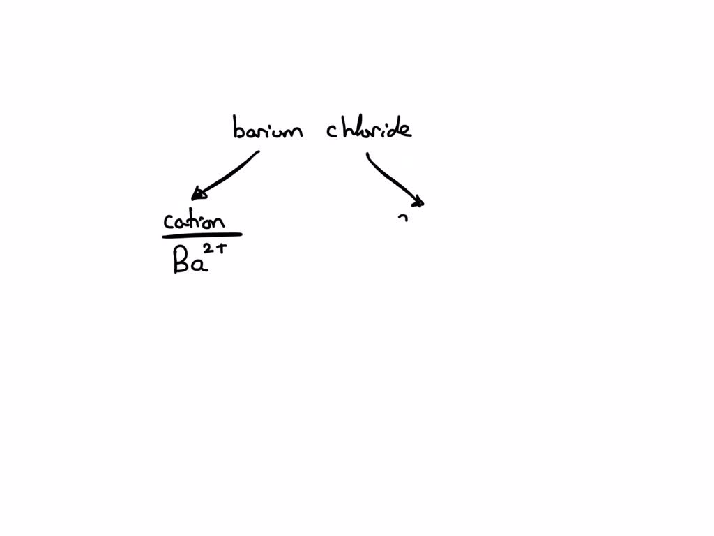 SOLVED: What is the formula for barium chloride