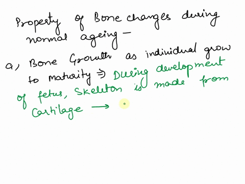 SOLVED: 1) Are the bones more or less flexible than they were before ...