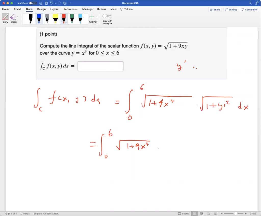 Solved Point Compute The Line Integral Of The Scalar Function Fxy V19xy Over The Curve Y