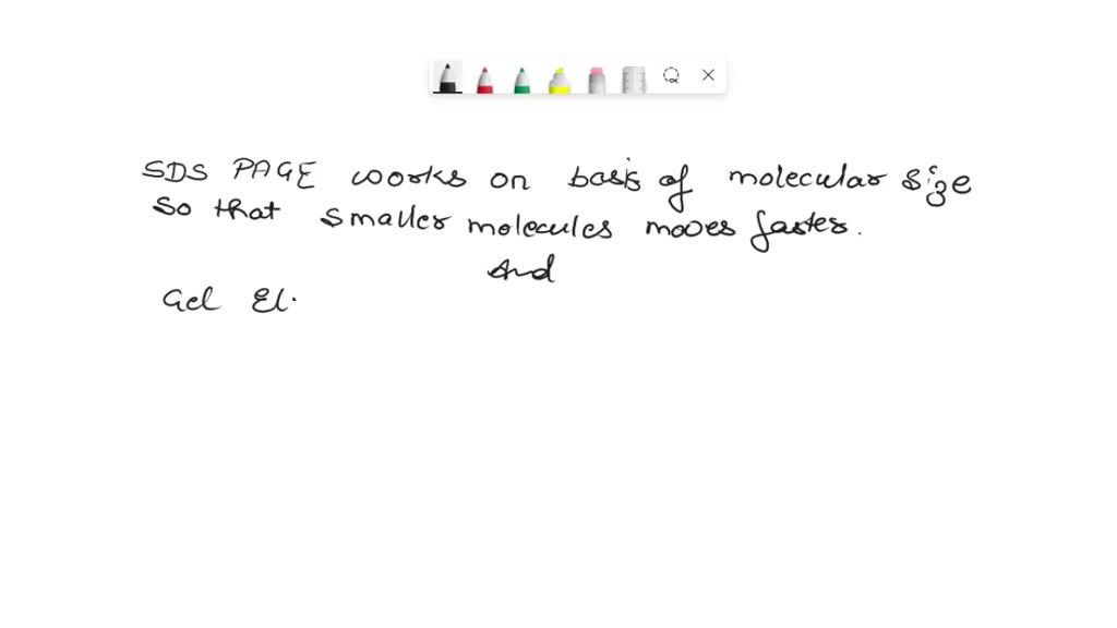 SOLVED: How is it that smaller molecules move through a gel-filtration ...