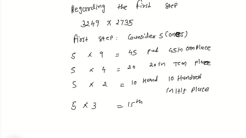 SOLVED: Finish the multiplication problem from al-Uqlidisi on slice 5 ...