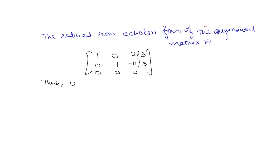 SOLVED: -2 Uin the subset of R3 spanned by the columns of A? Why or why ...