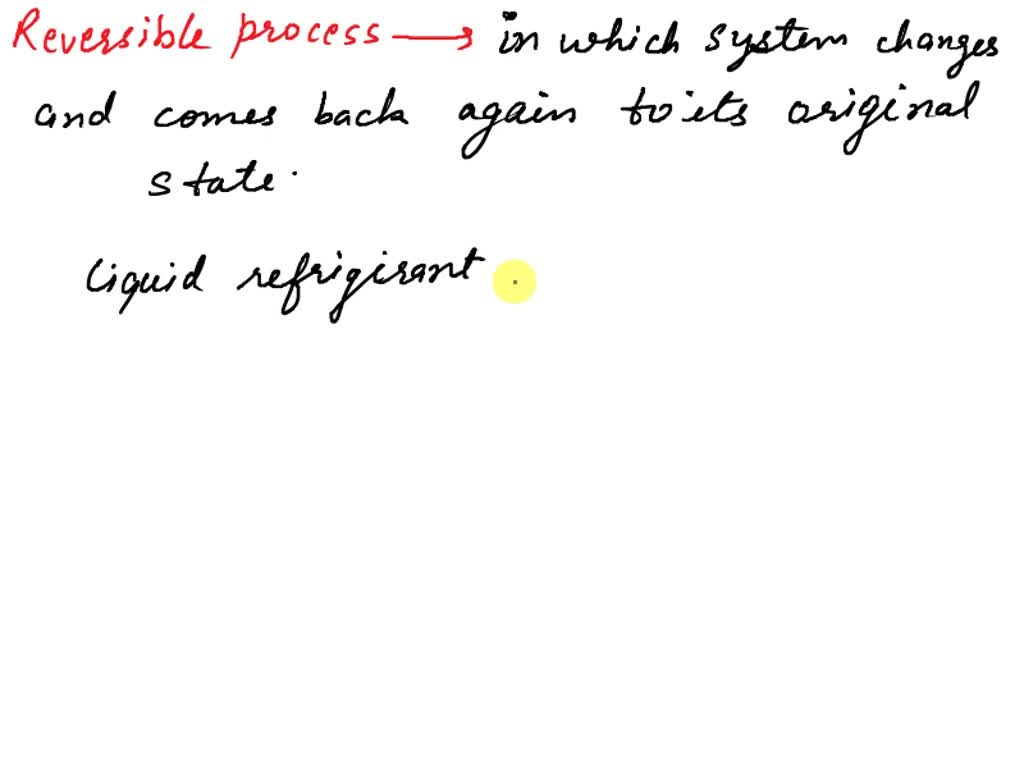 SOLVED: Imagine that a sample of liquid refrigerant undergoes expansion ...