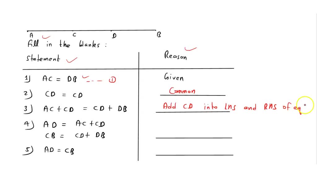 SOLVED: In the diagram below, it is given that points A, B, C, and D are all collinear and AC ...