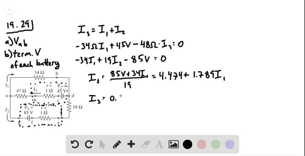 SOLVED: (II) (a) What is the potential difference between points a and ...