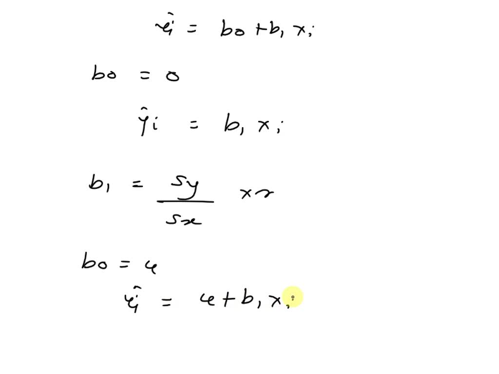 Solved Consider The Regression Model Yi B0 B1xi Ui A Suppose