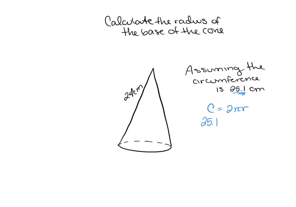 SOLVED: (b) The points A and B of the sector are joined together to ...