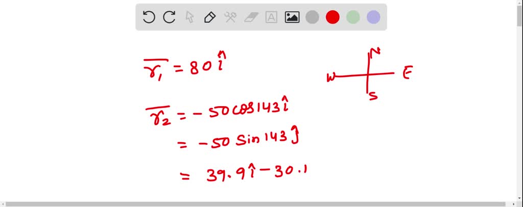 a person walks 80 m east then turns right through angle 143 degrees ...