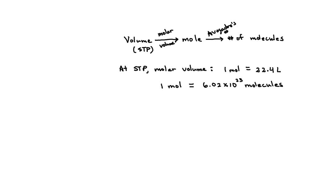 SOLVED: Calculate the number of molecules in 2.76 L of Nz gas at STP (Use scientific notation ...